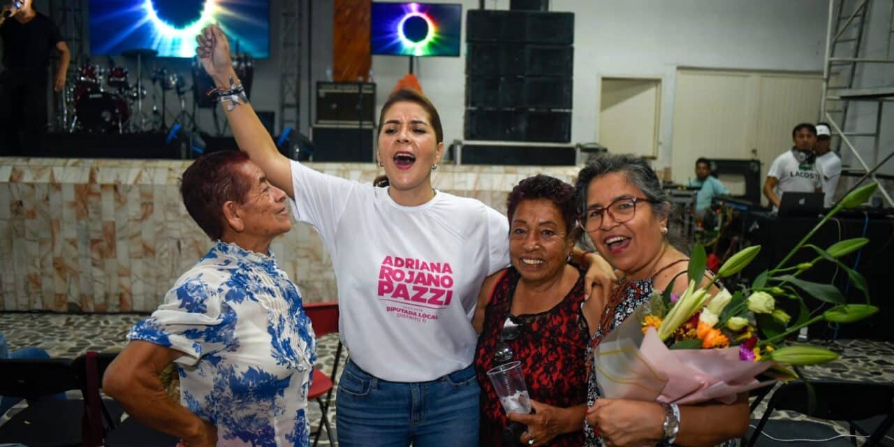 Hace a un lado el discurso político Adriana Rojano y celebra a las ...
